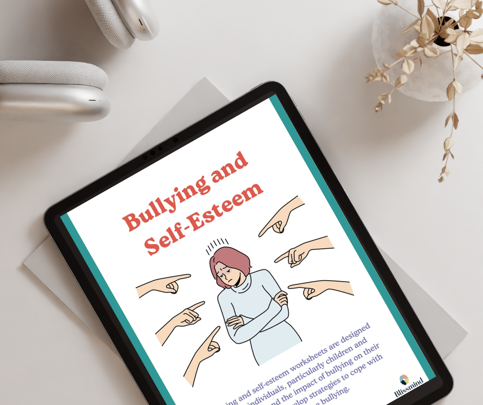 Bullying and Self-Esteem Worksheets for Teenagers: Digital Worksheet S ...